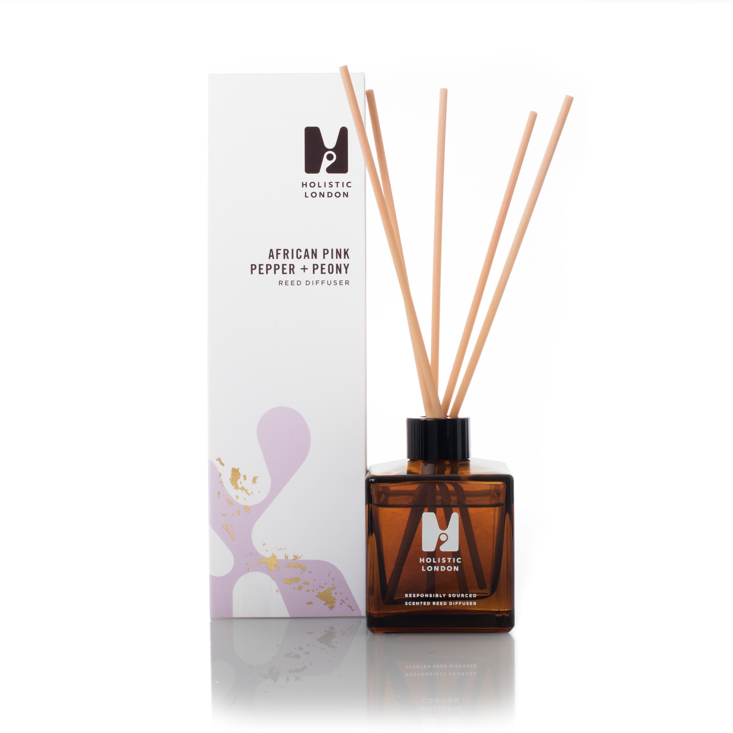 AFRICAN PINK PEPPER + PEONY REED DIFFUSER – Holistic London Co