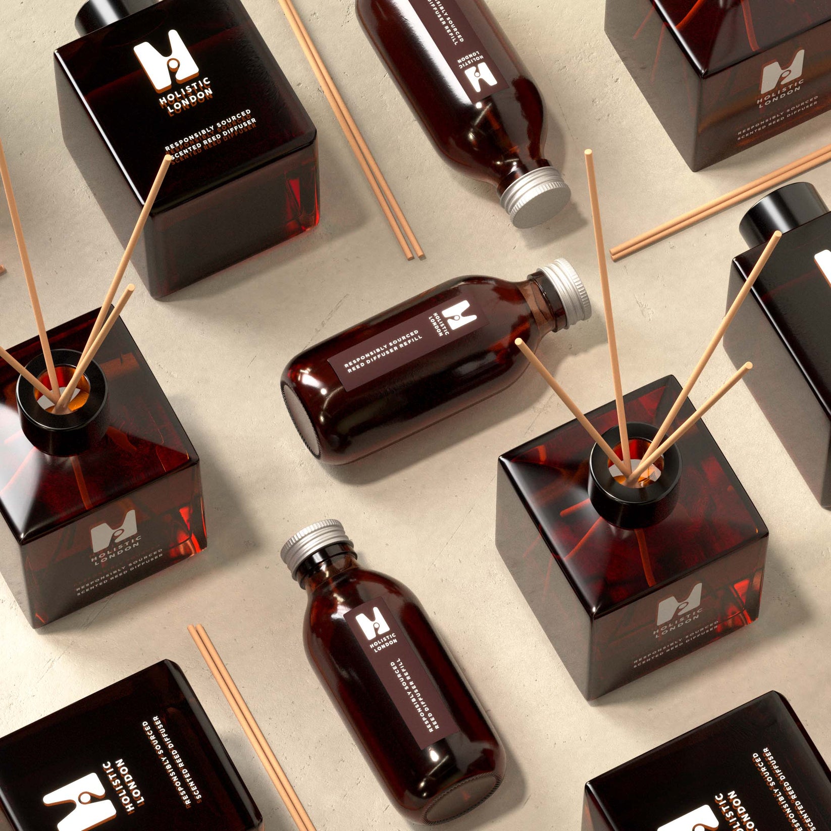 REED DIFFUSER REFILL WITH STICKS – Holistic London Co